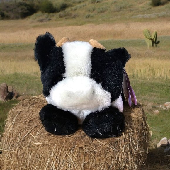 SWIBCO | Toys | Vintage 9s Puffkins Cow Meadow Plush New With Tags ...